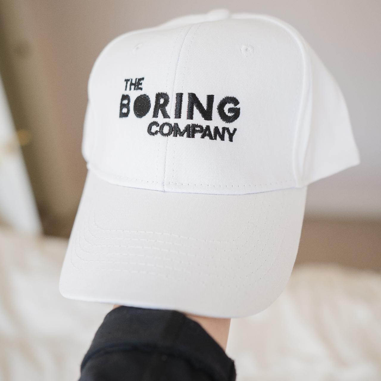 The Boring Company Cap Elon Musk Cotton White Depop
