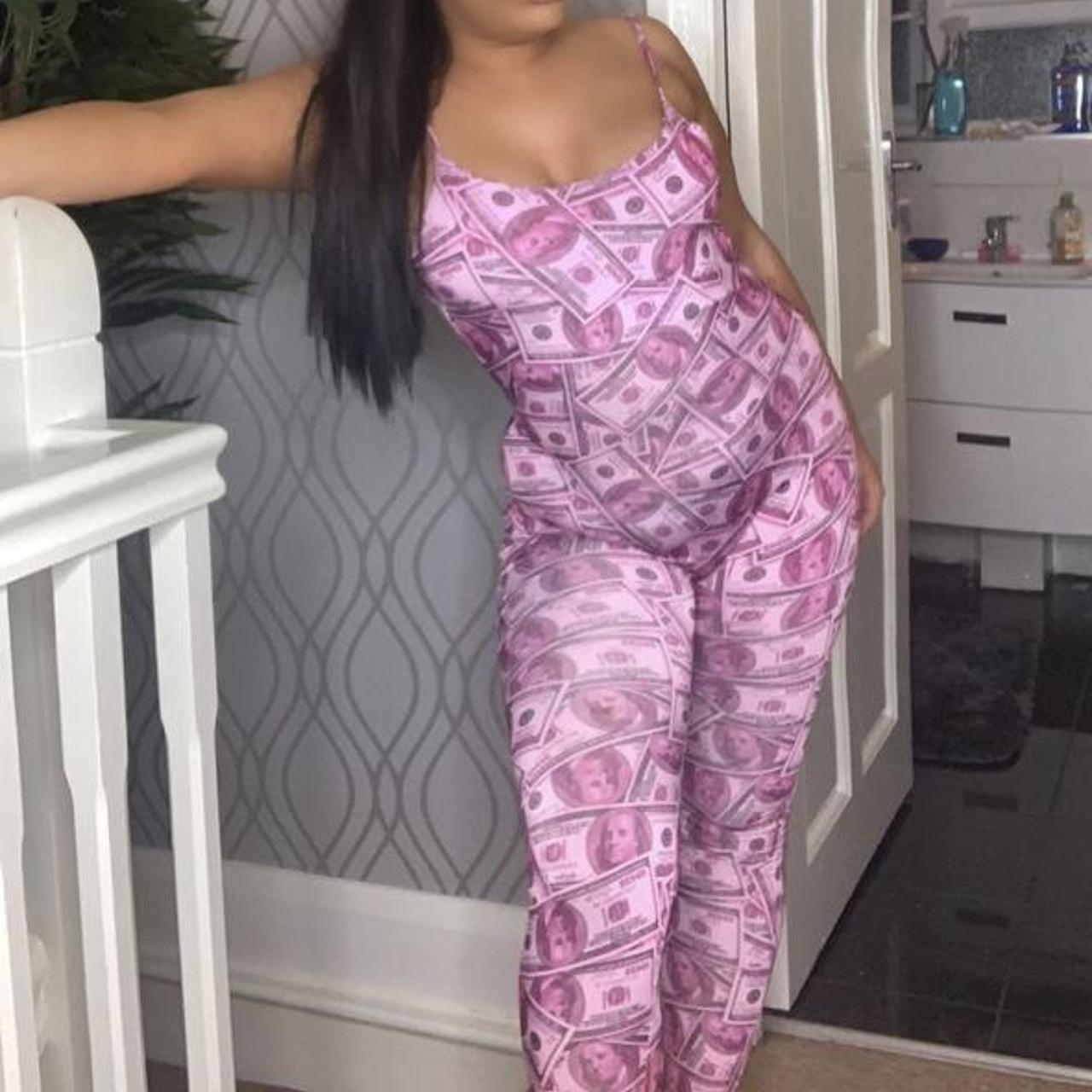 PLT jumpsuit Worn once #plt #jumpsuits #pink - Depop
