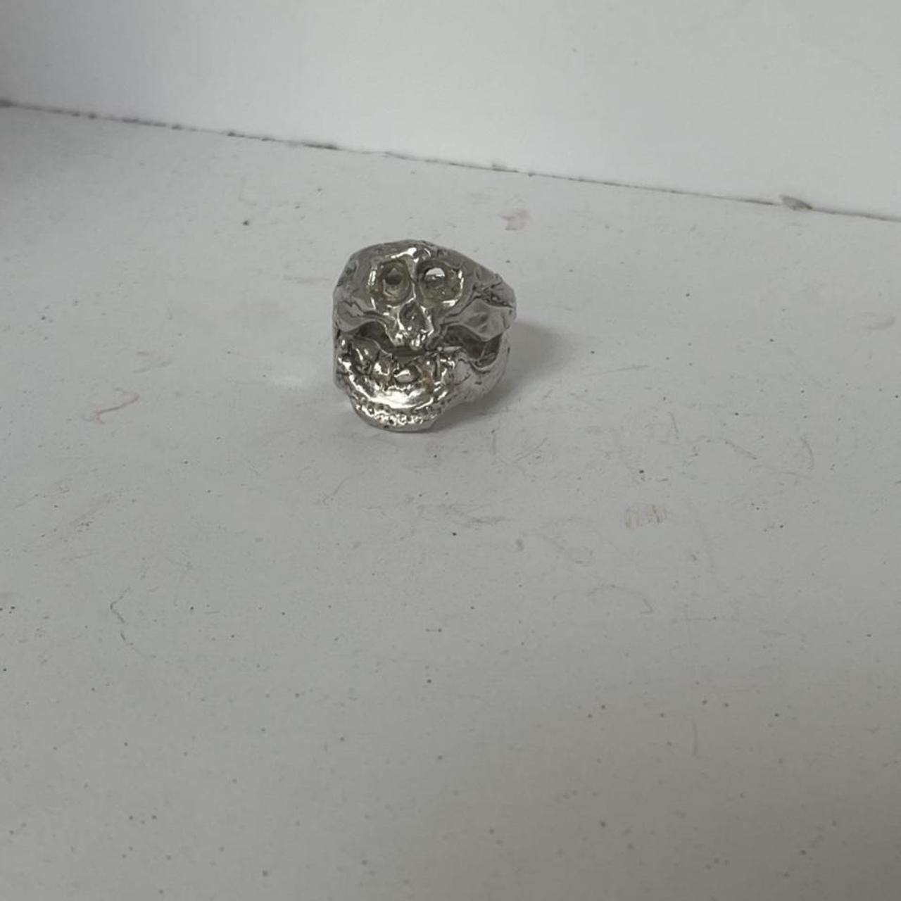 “goblin” 2 piece solid sterling silver ring set size... - Depop