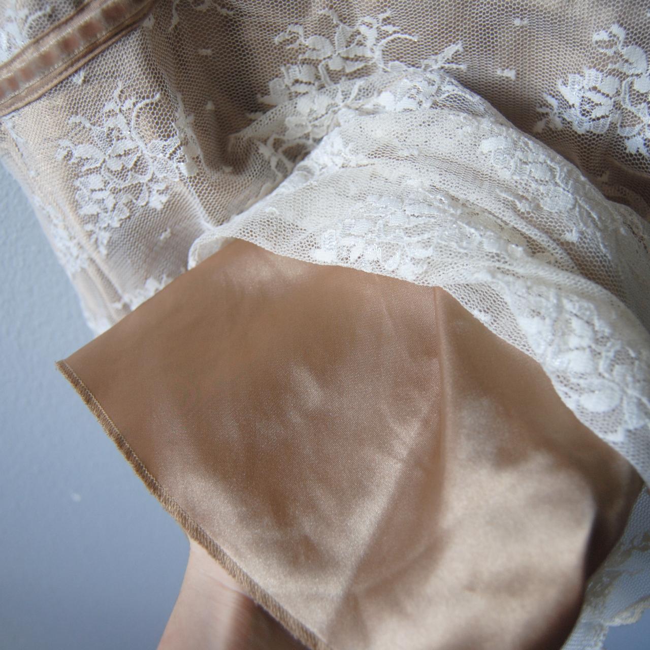 Cottage lace spaghetti camisole. Lace lining with... - Depop