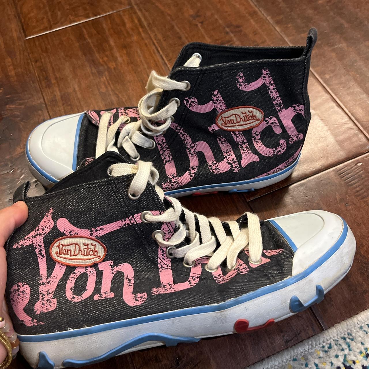 Vintage rare Von dutch shoes size 7 #von dutch... - Depop