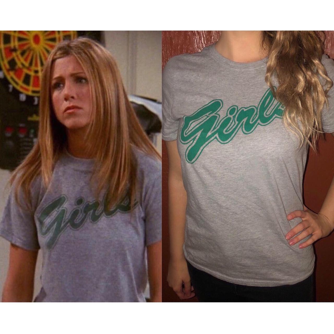 Friends shirt Girls logo as seen on Rachel Green in... | Depop