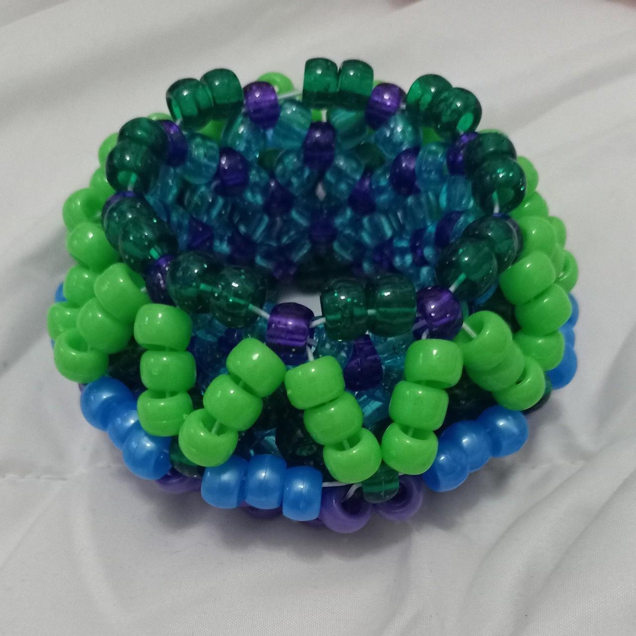 PICTURES ARE EXAMPLES! Custom UFO kandi cuffs!... | Depop