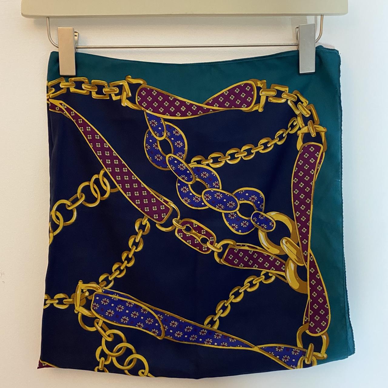 90’s Vintage Silk Scarf Great Condition Very... - Depop