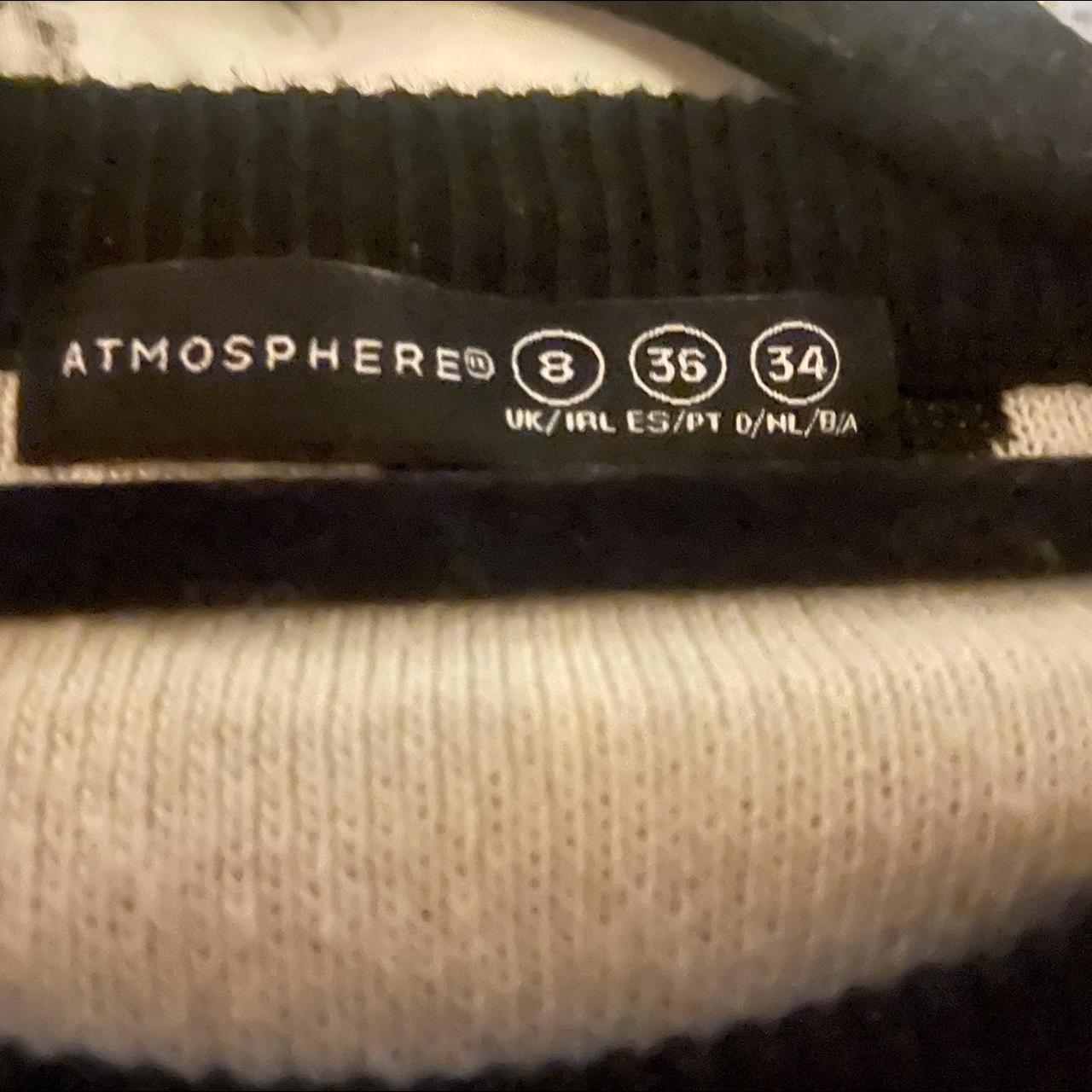 Primark Atmosphere knitted sweater UK 8. Black with... | Depop