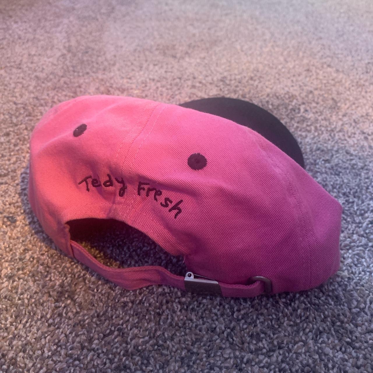 Never worn pink and black teddy fresh hat from 2017... - Depop