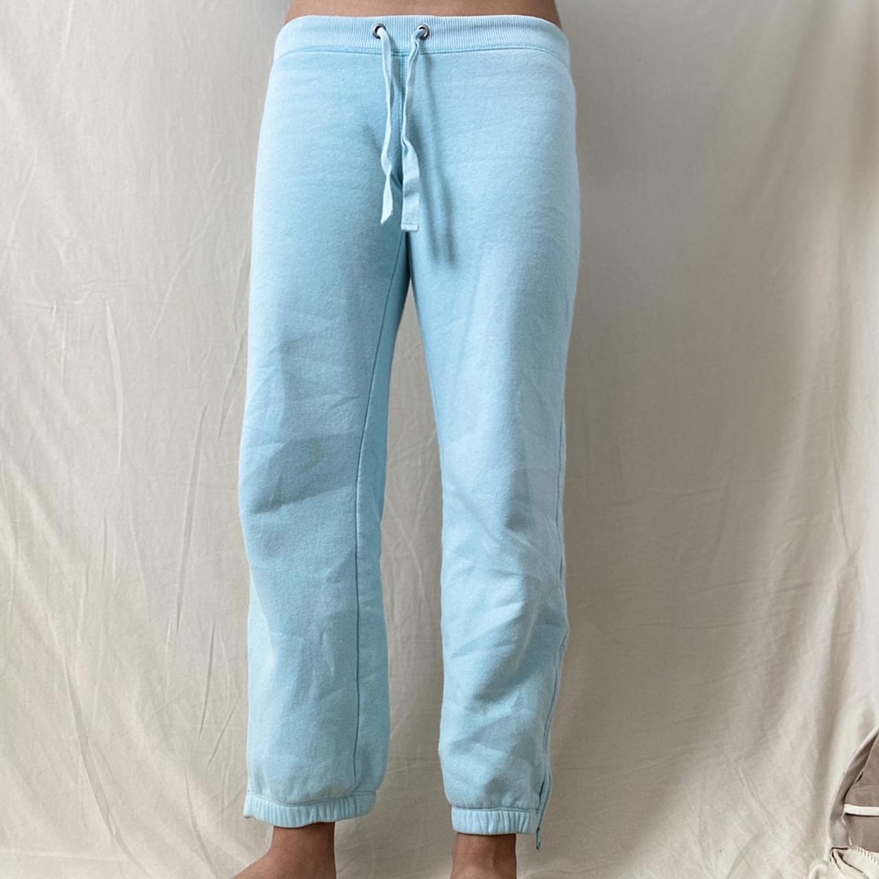 LIGHT BLUE SWEATPANTS🌊these pants are super cute and... - Depop