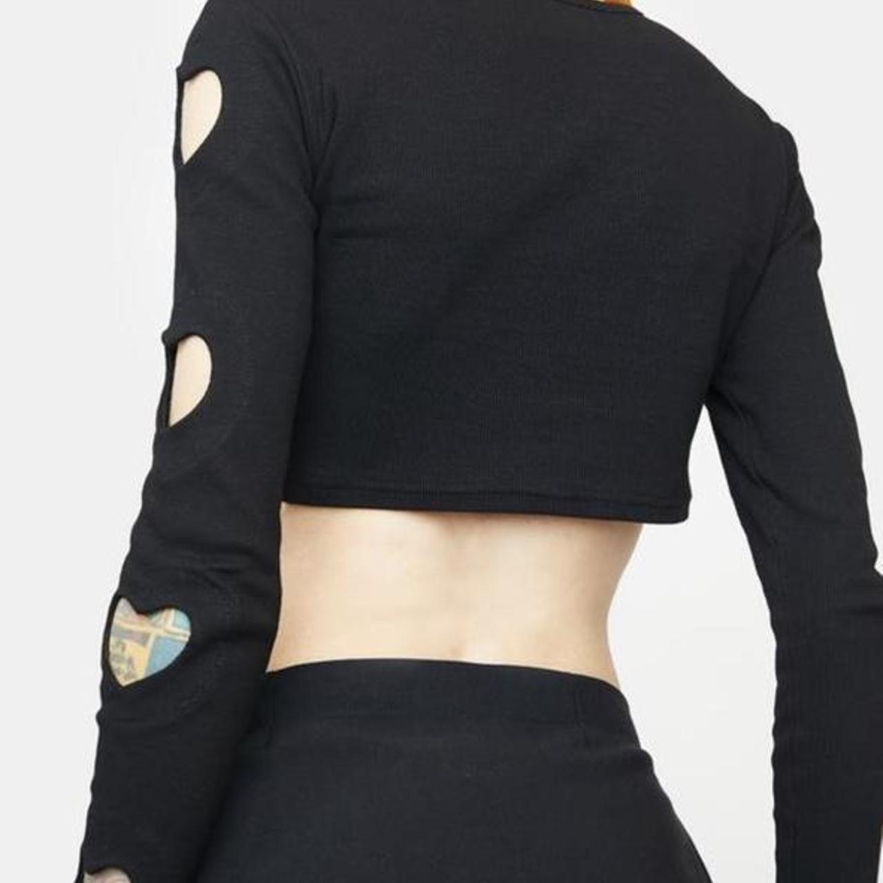 edikted heart cutout top brand new w tags they sent... - Depop