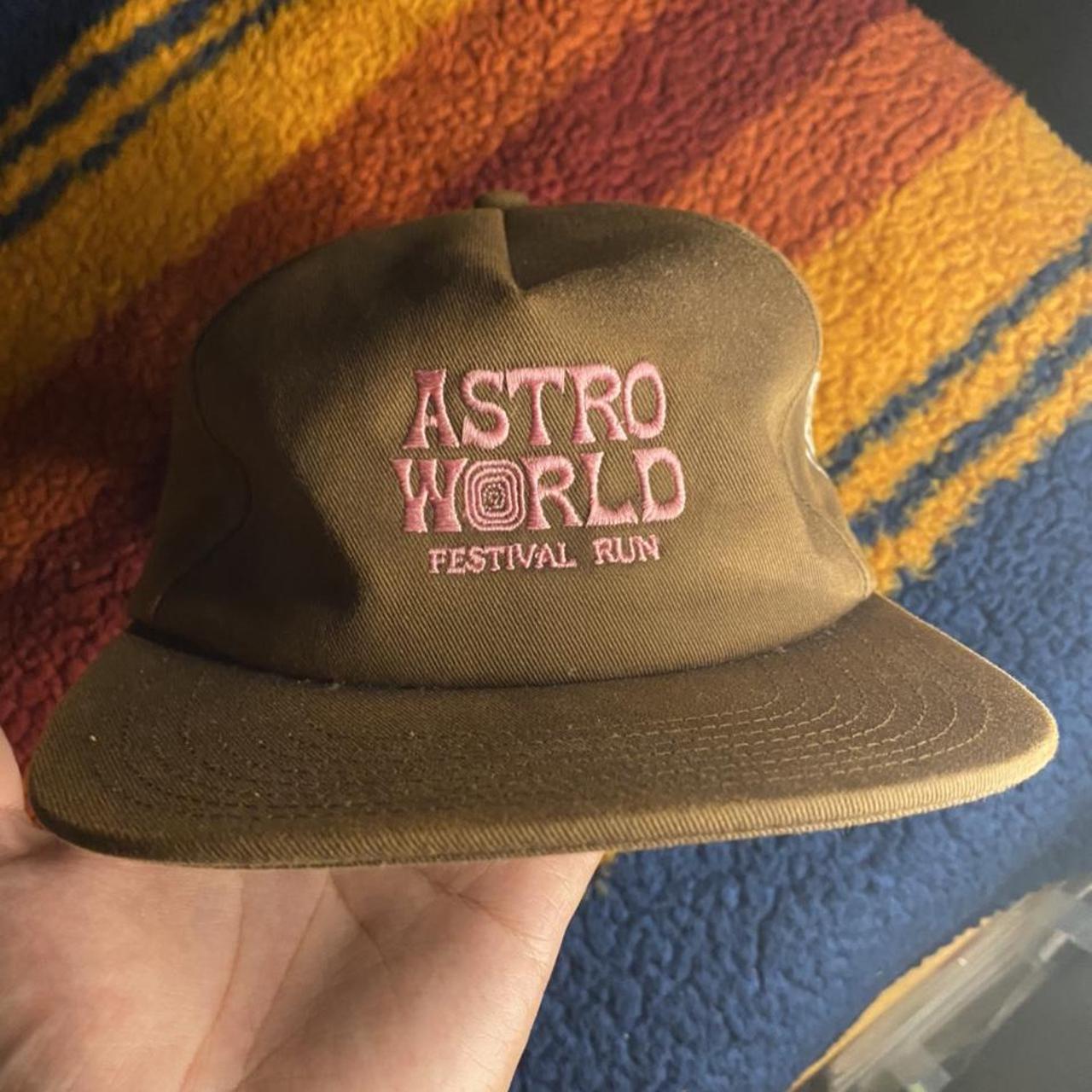 Travis Scott Astroworld Festival Run hat Bought at... - Depop