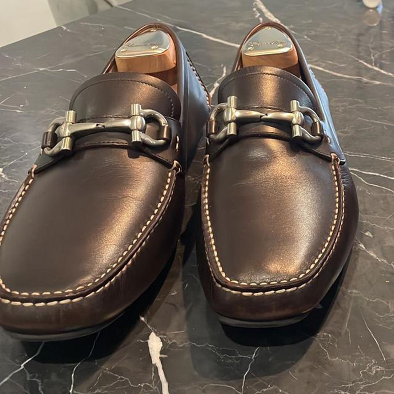 Authentic Salvatore Ferragamo Parigi hand-stitched... - Depop