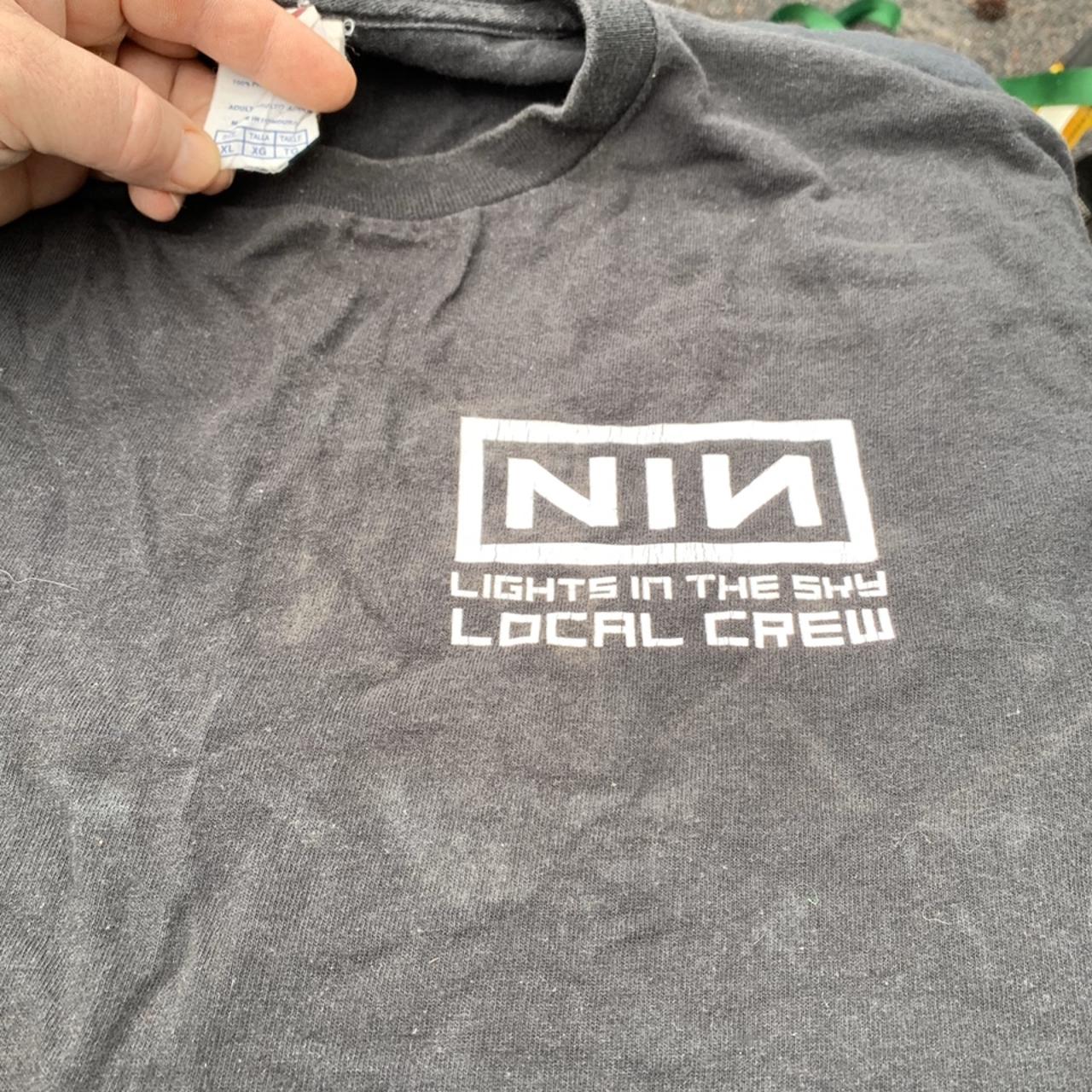 Xl NIN crew shirt. Lightly worn - Depop