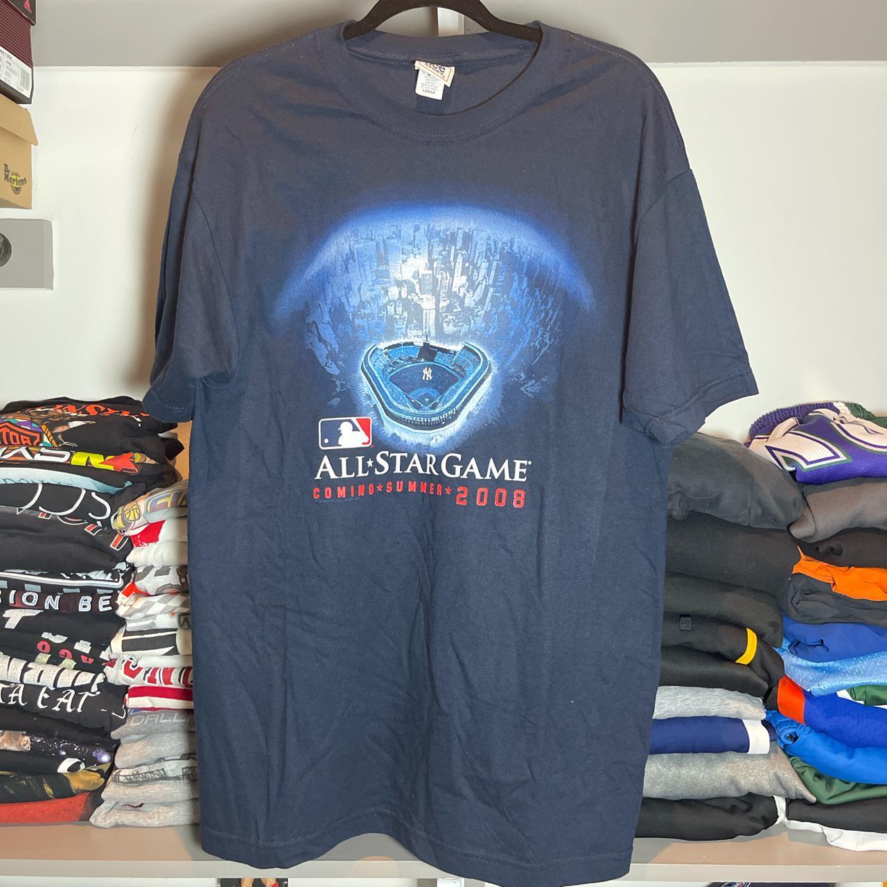 Authentic Lee Sport 2008 MLB ASG merch tee sz Large!... - Depop