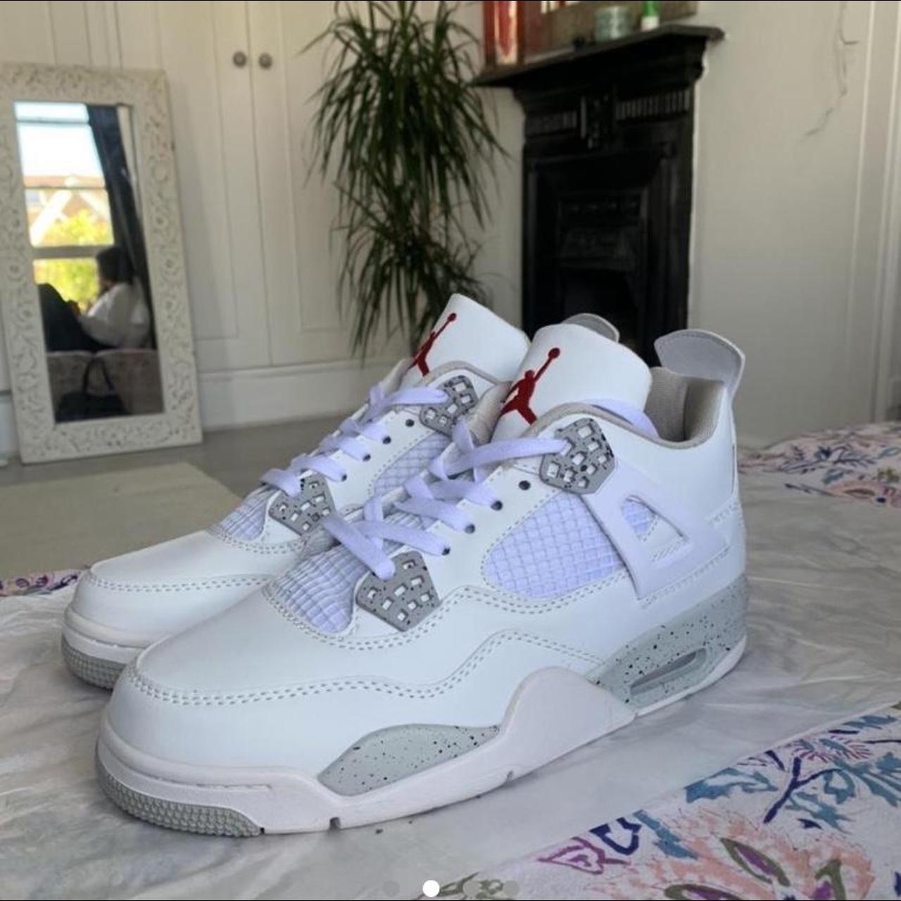 Mssg before buying Jordan 4s retro white Oreo Never... - Depop
