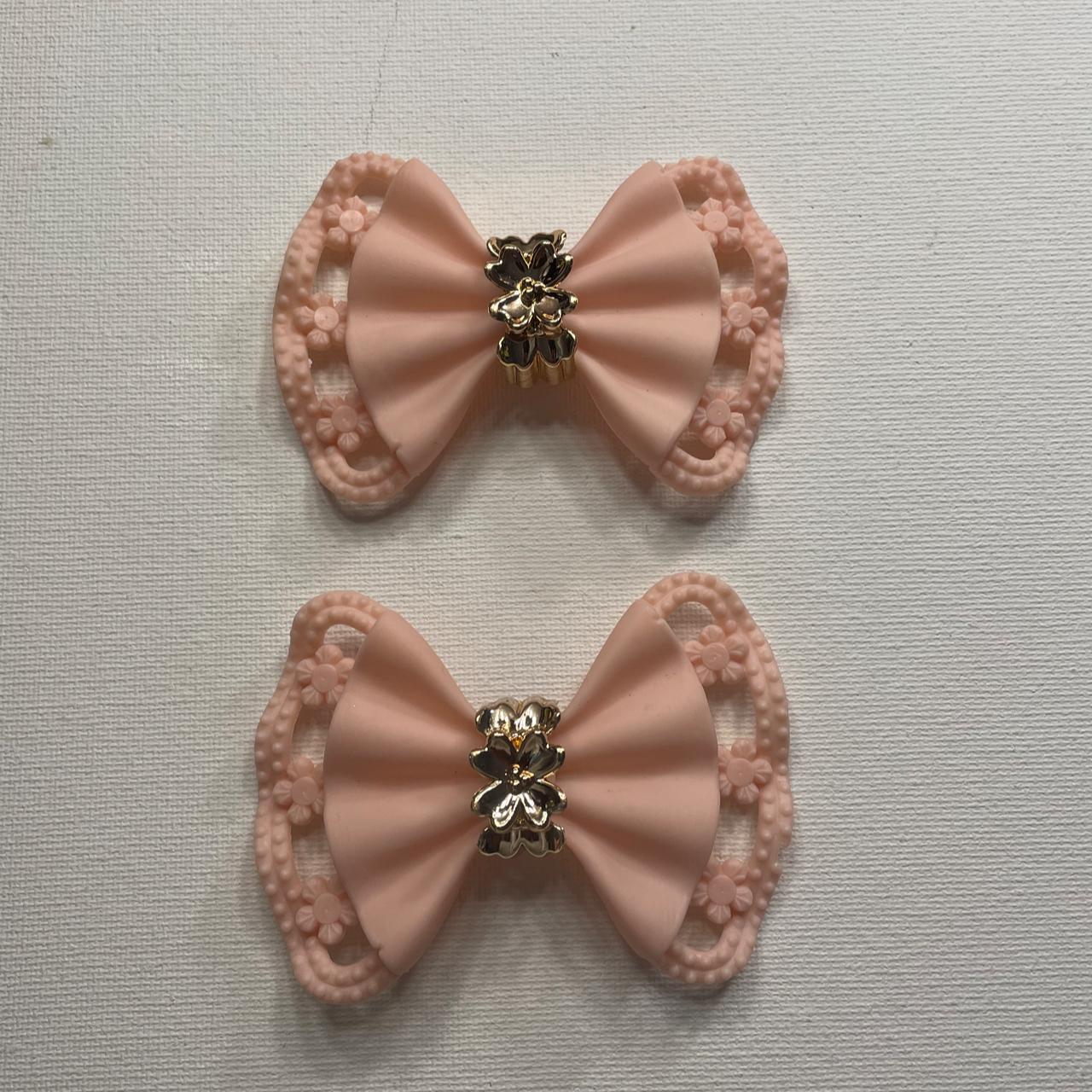 Large Bow Accessories for Crocs Each shoe charms... - Depop