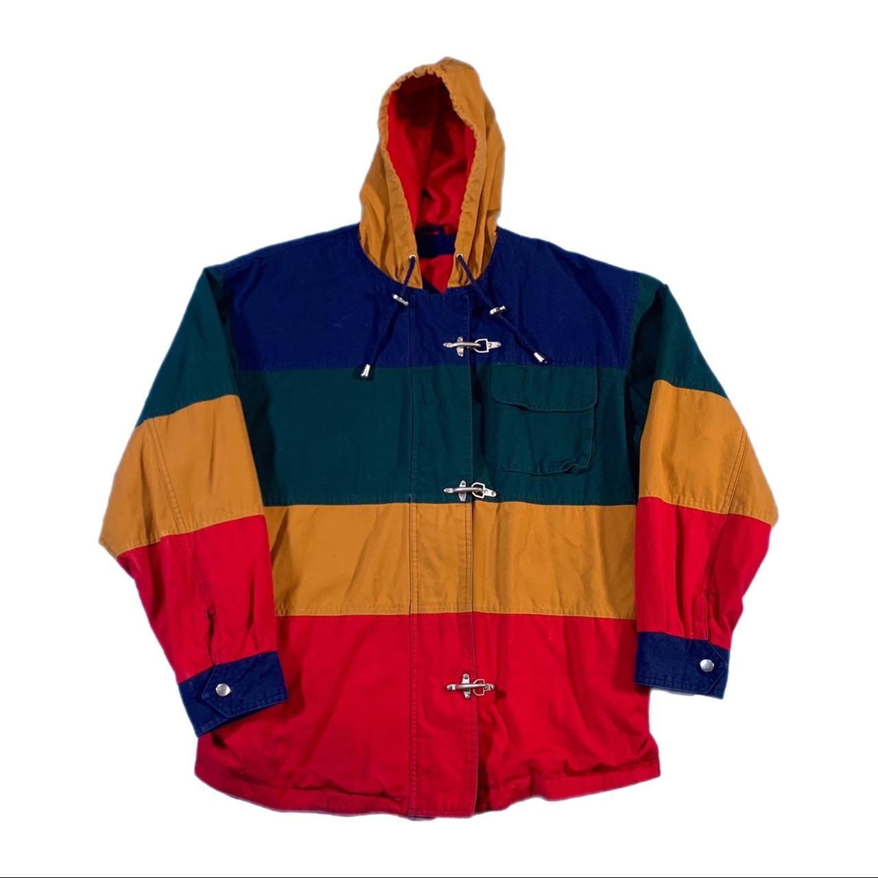 Vintage 90s Colorful Laura Jeffries Color Block Depop