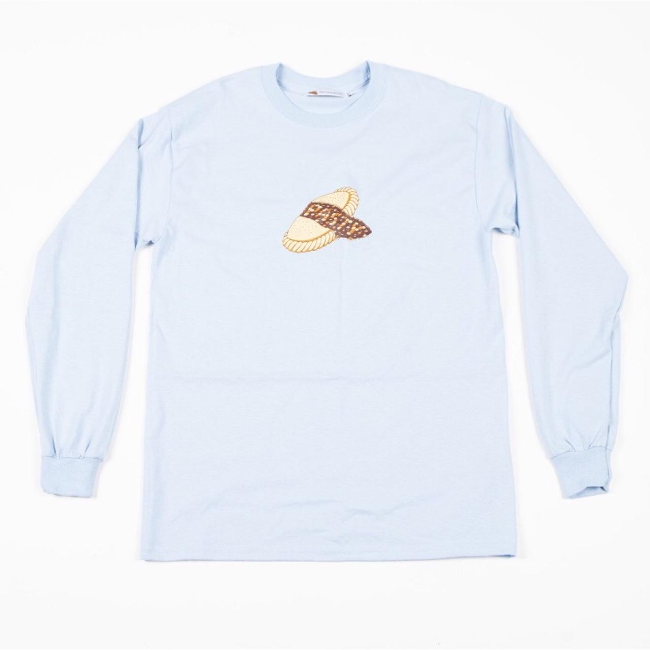 Pasty Skateboards Eaten Pasty Baby Blue Long... - Depop