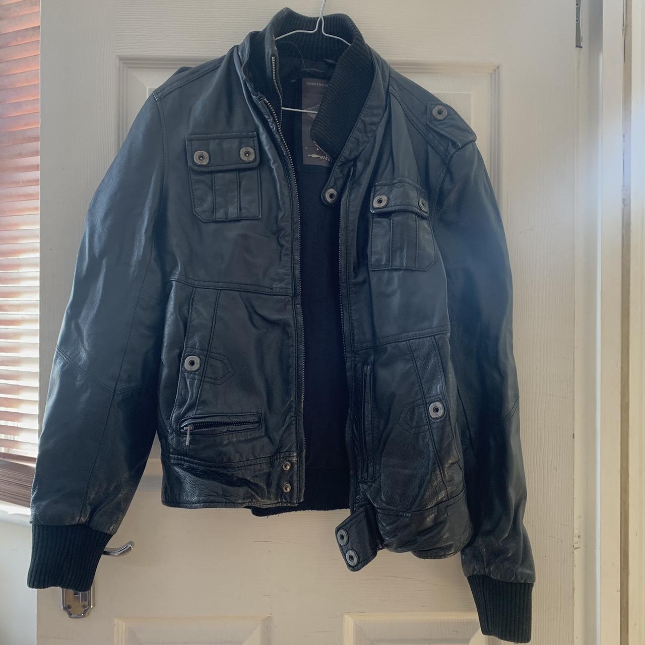 River island Real Leather jacket ‼️SEND ME... - Depop