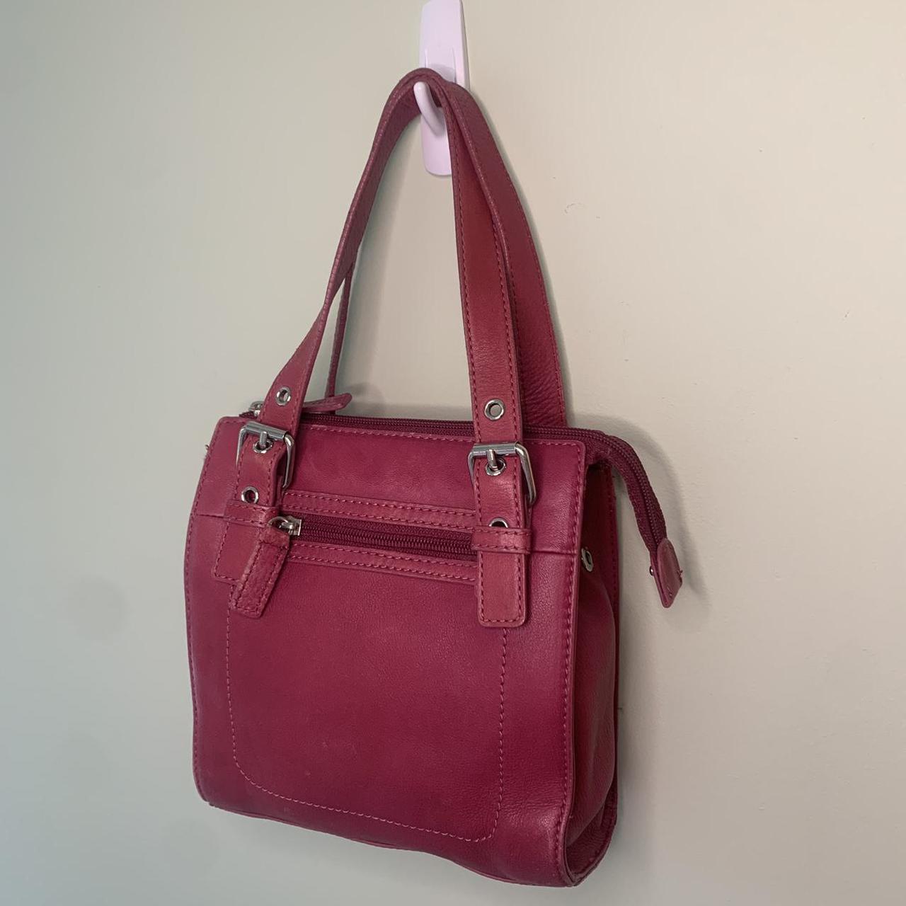 fossil magenta purse. inside is great. few small... - Depop