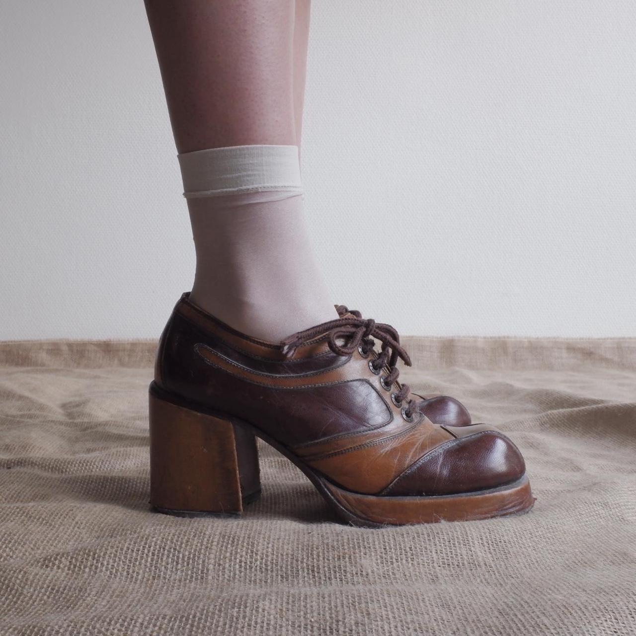 Circus heels Vintage item so it has small signs of... - Depop