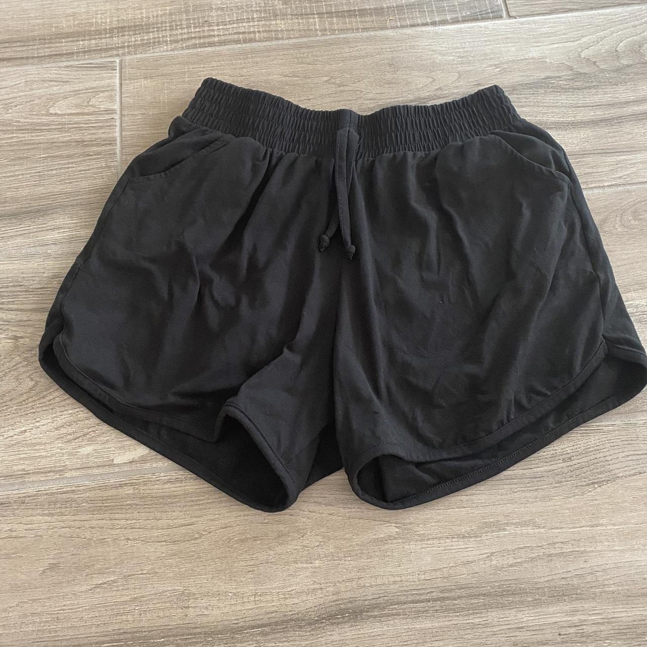 Black Soft Shorts 🖤 Size large these shorts are... - Depop