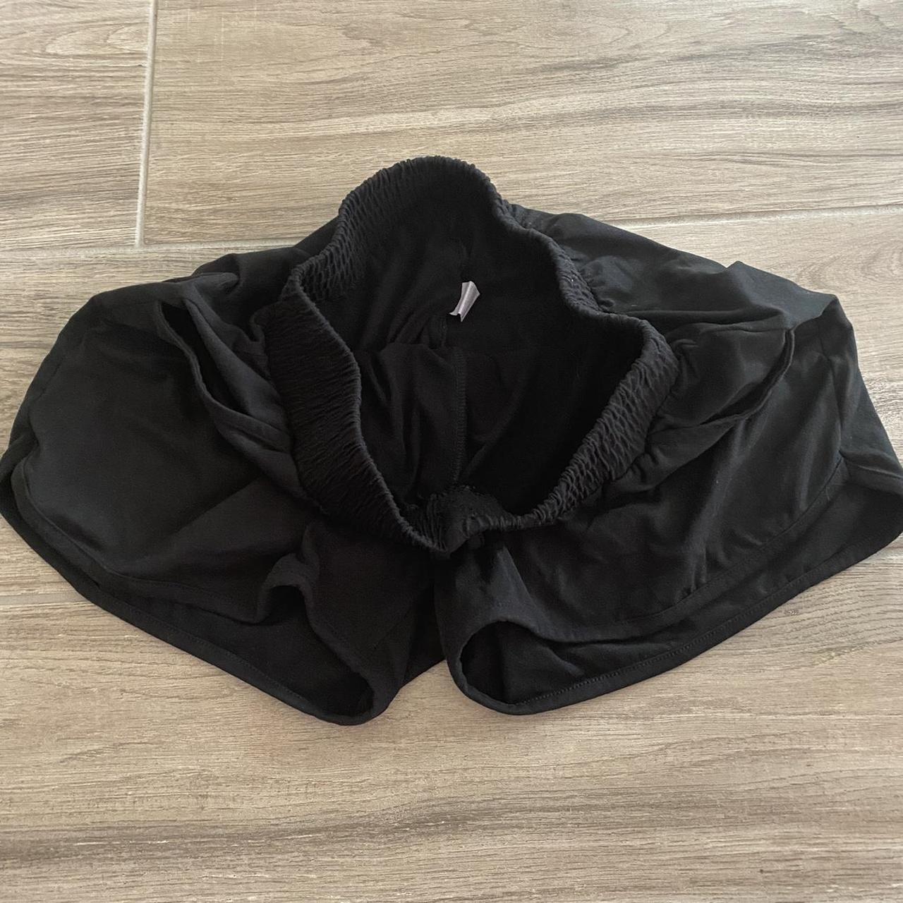 Black Soft Shorts 🖤 Size large these shorts are... - Depop