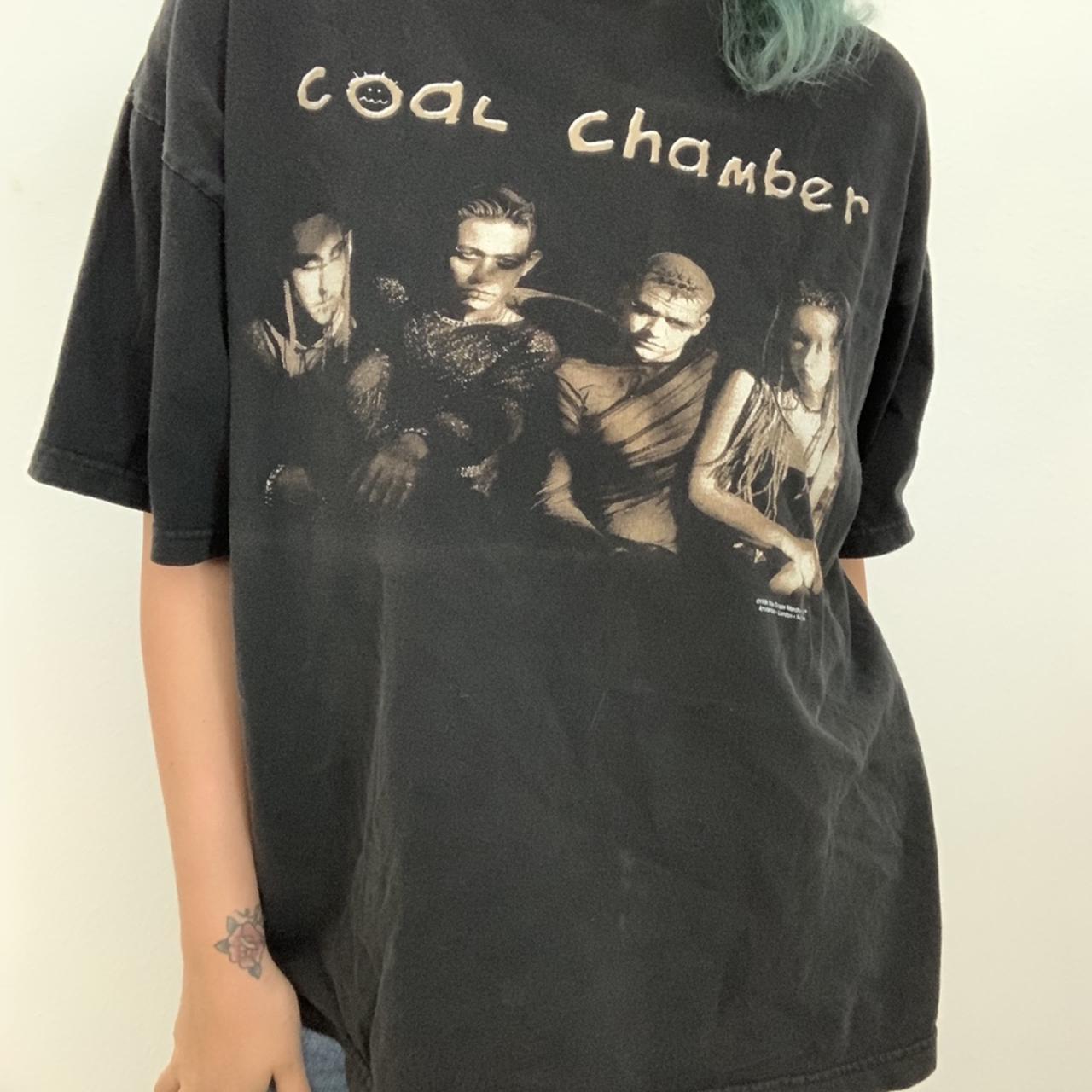 Rare, vintage , very worn 1998 Coal Chamber band t-... | Depop