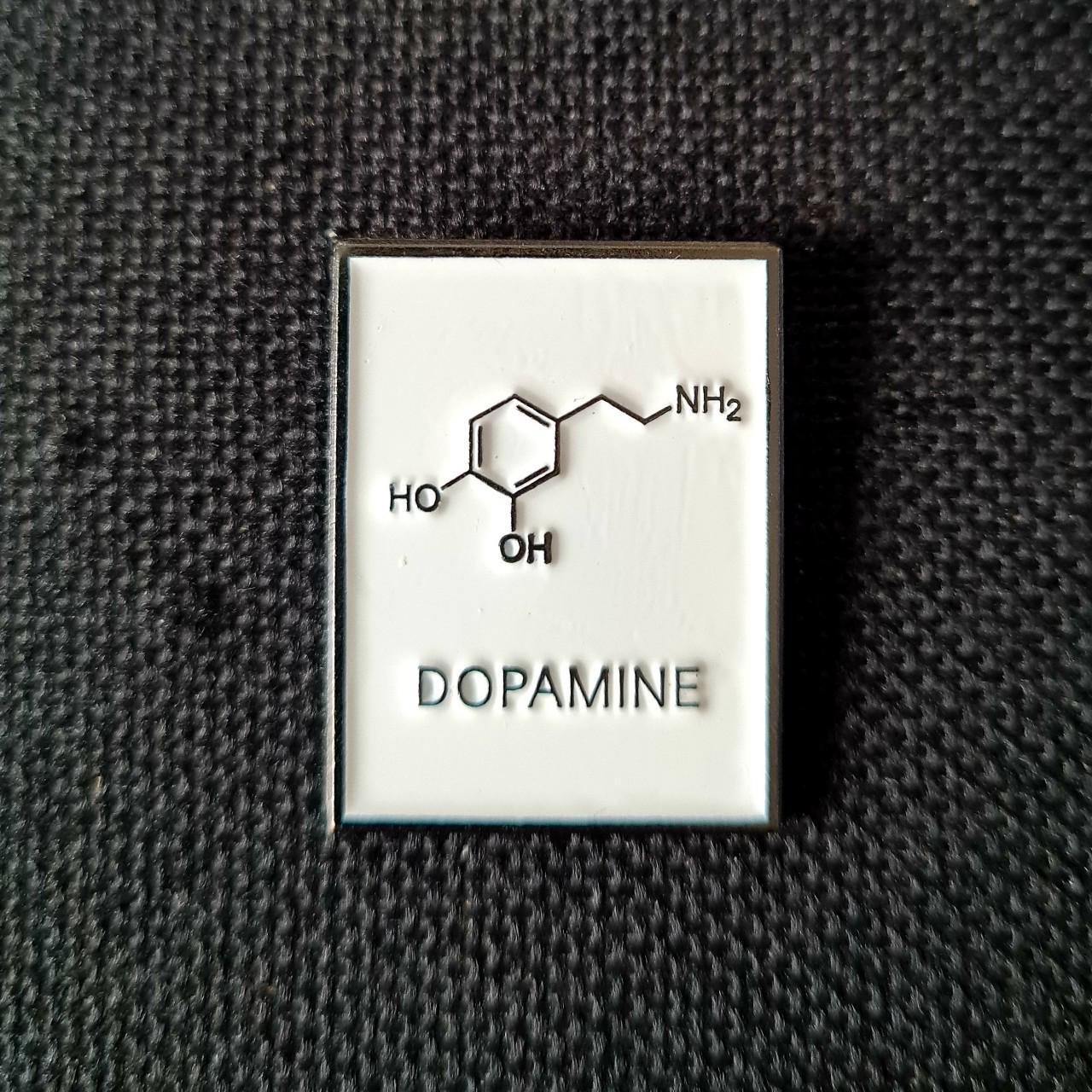 Dopamine pin. Another molecular structure pin,great... - Depop