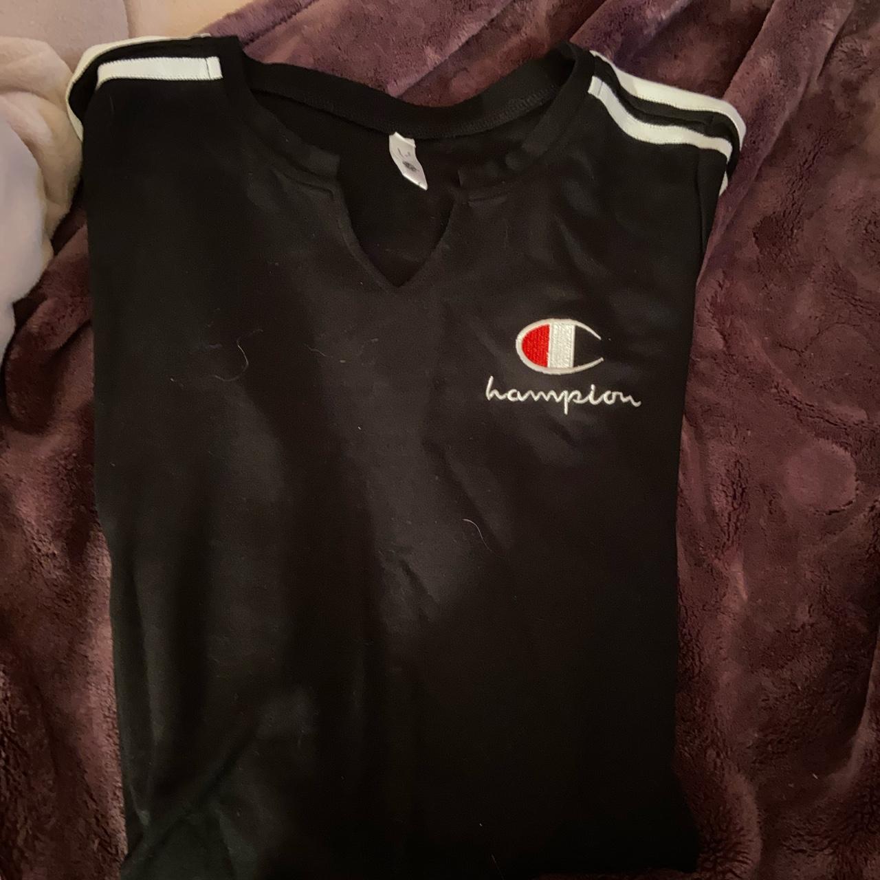 Fake Champion Dress! Super cute and comfy!! Never... - Depop