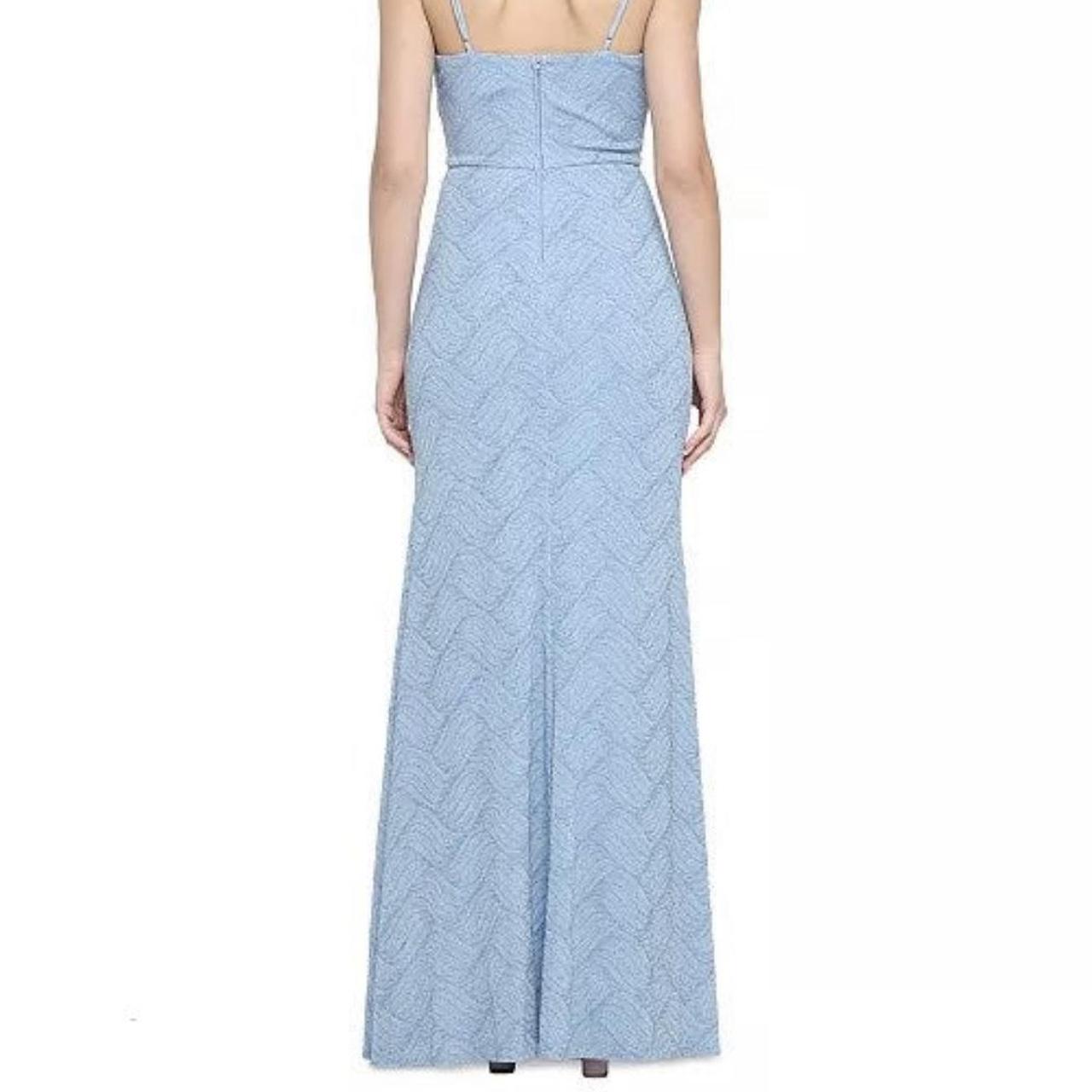 Macy's Women's Blue Dress | Depop