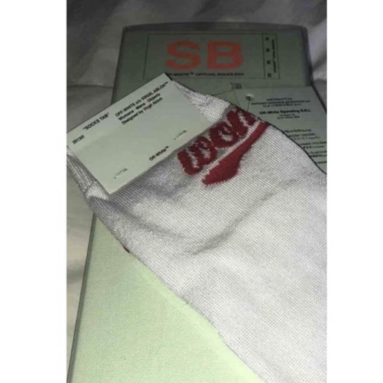 Off white ‘woman’ socks. Brand new with tags and off... - Depop