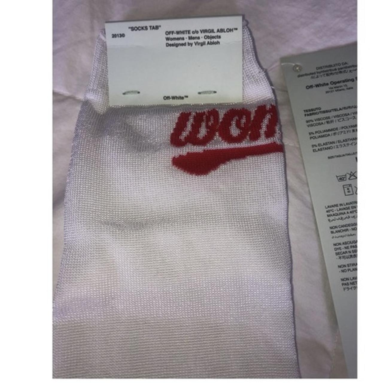 Off white ‘woman’ socks. Brand new with tags and off... - Depop