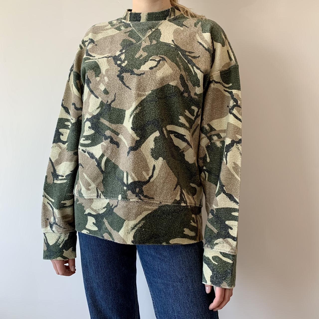 Super cool Weekday Jumper in abstract Camo! So... - Depop
