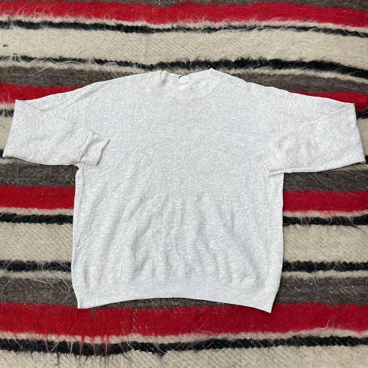 Vintage 1980s 1990s Grey Plain Lee Sturdy Sweats... - Depop