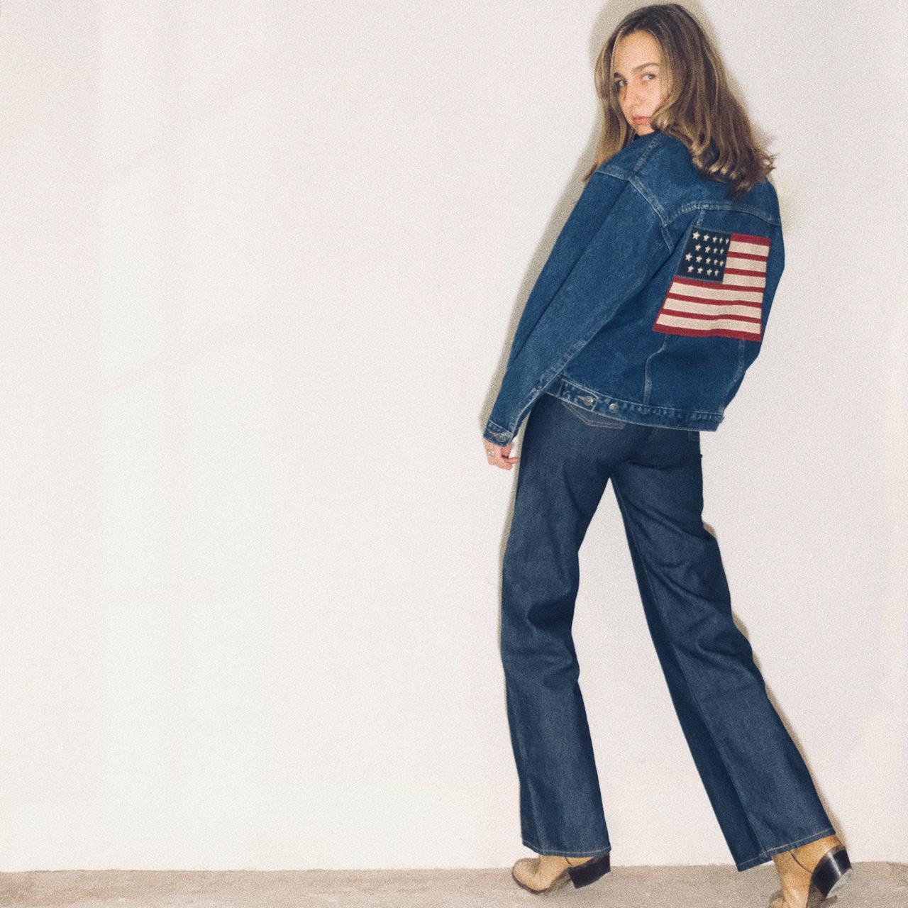 Double D Jacket Ranch Rare handcrafted Denim Trucker... - Depop