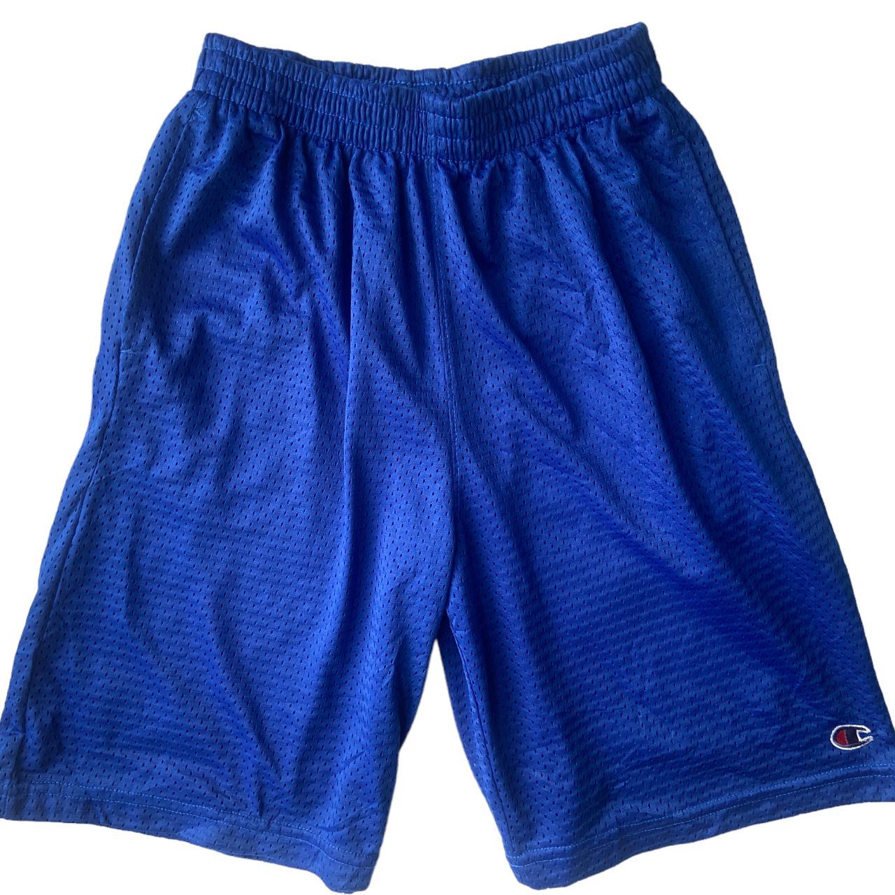 Champion Blue Boxing Shorts | Weightlifting Shorts |... - Depop