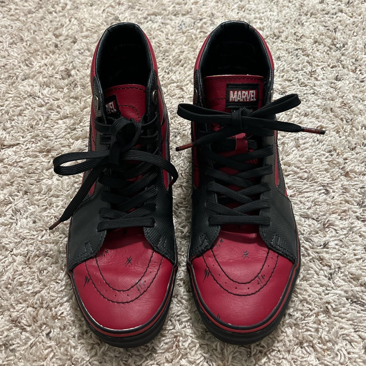 LIMITED EDITION VANS X MARVEL DEADPOOL SK8-HI. Worn... - Depop