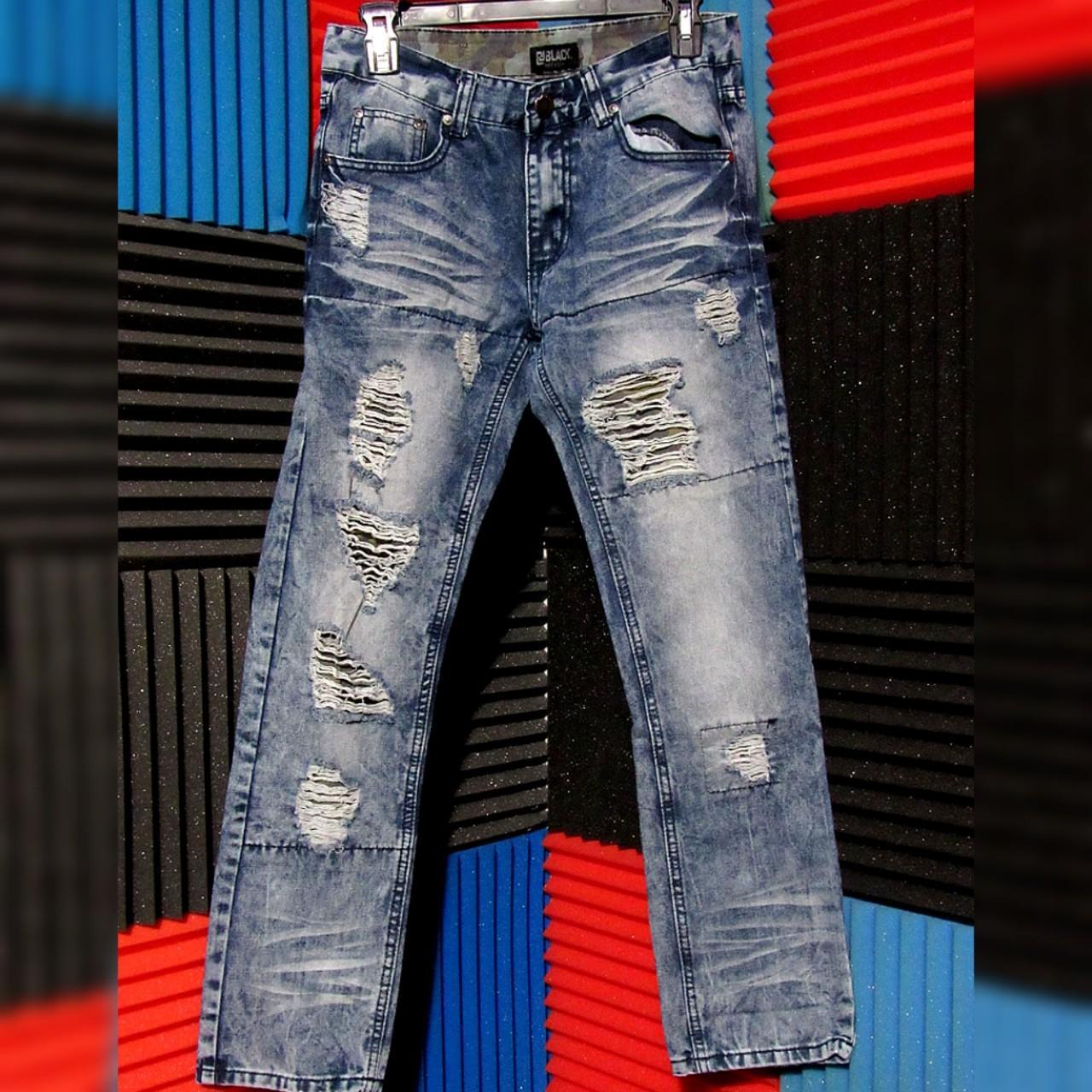 CJ BLACK PREMIUM Slim Ripped Jeans (1) 28W/30L ... - Depop