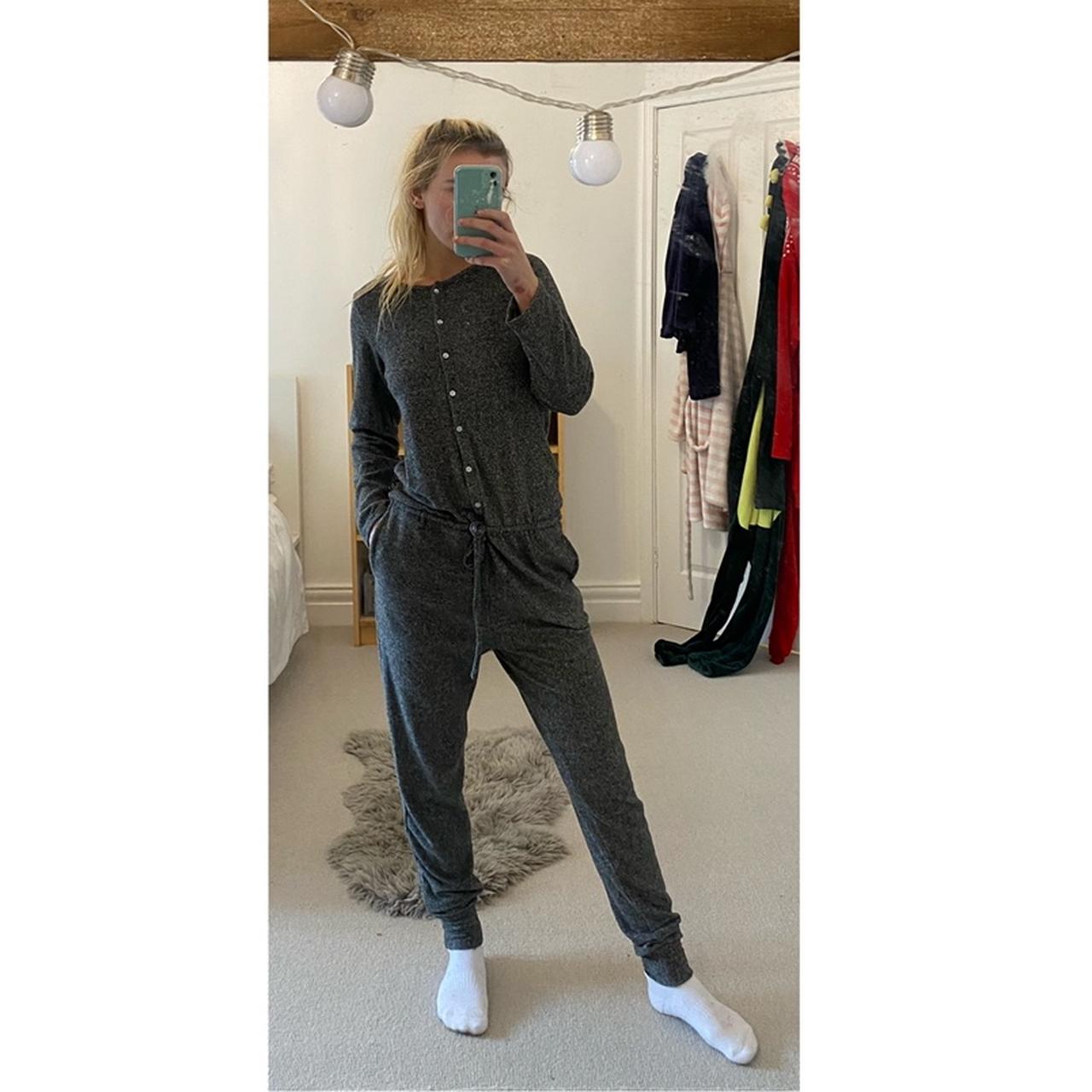 All in one, long, super soft and cosy pyjama/lounge... - Depop