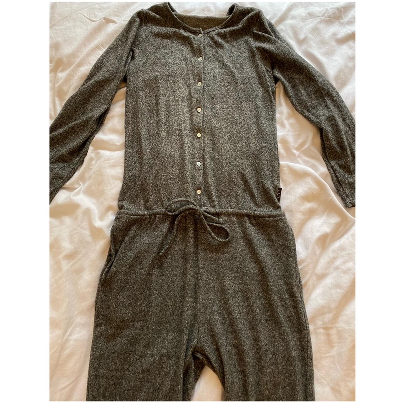 All in one, long, super soft and cosy pyjama/lounge... - Depop