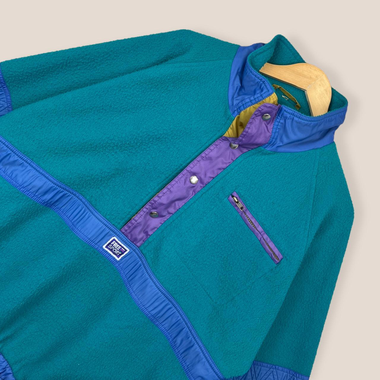 Vintage Fleece Jacket Vintage Funky Fleece Jacket... - Depop