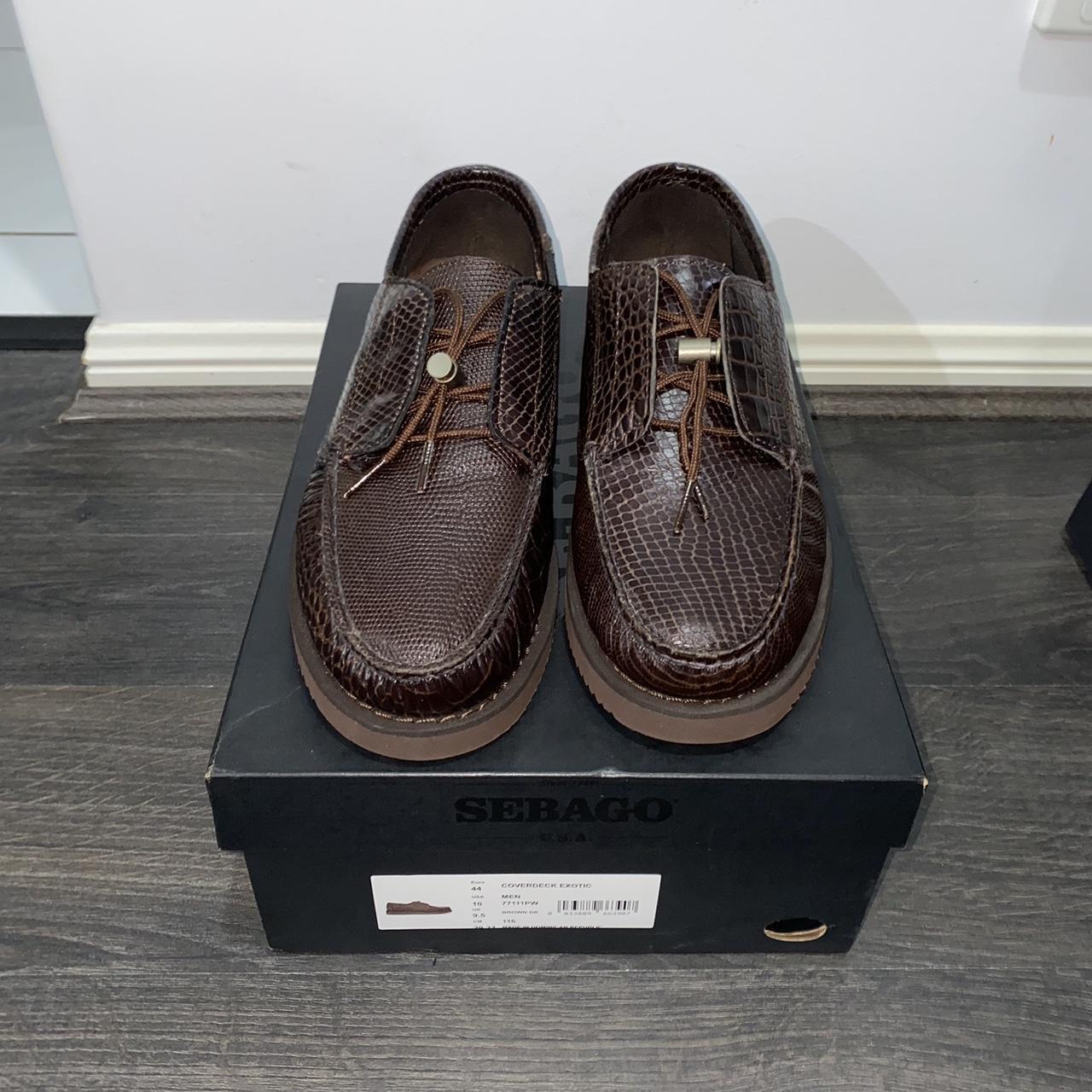 Sebago x Engineered Garments Coverdeck Exotic... - Depop