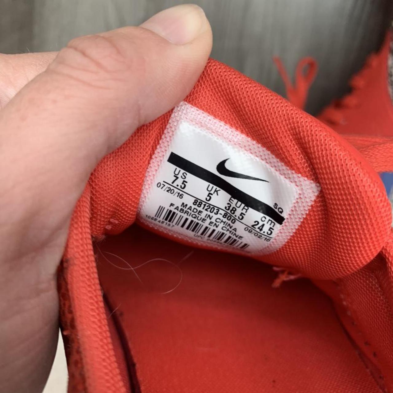 Nike red sneakers. Worn a few times, great... - Depop