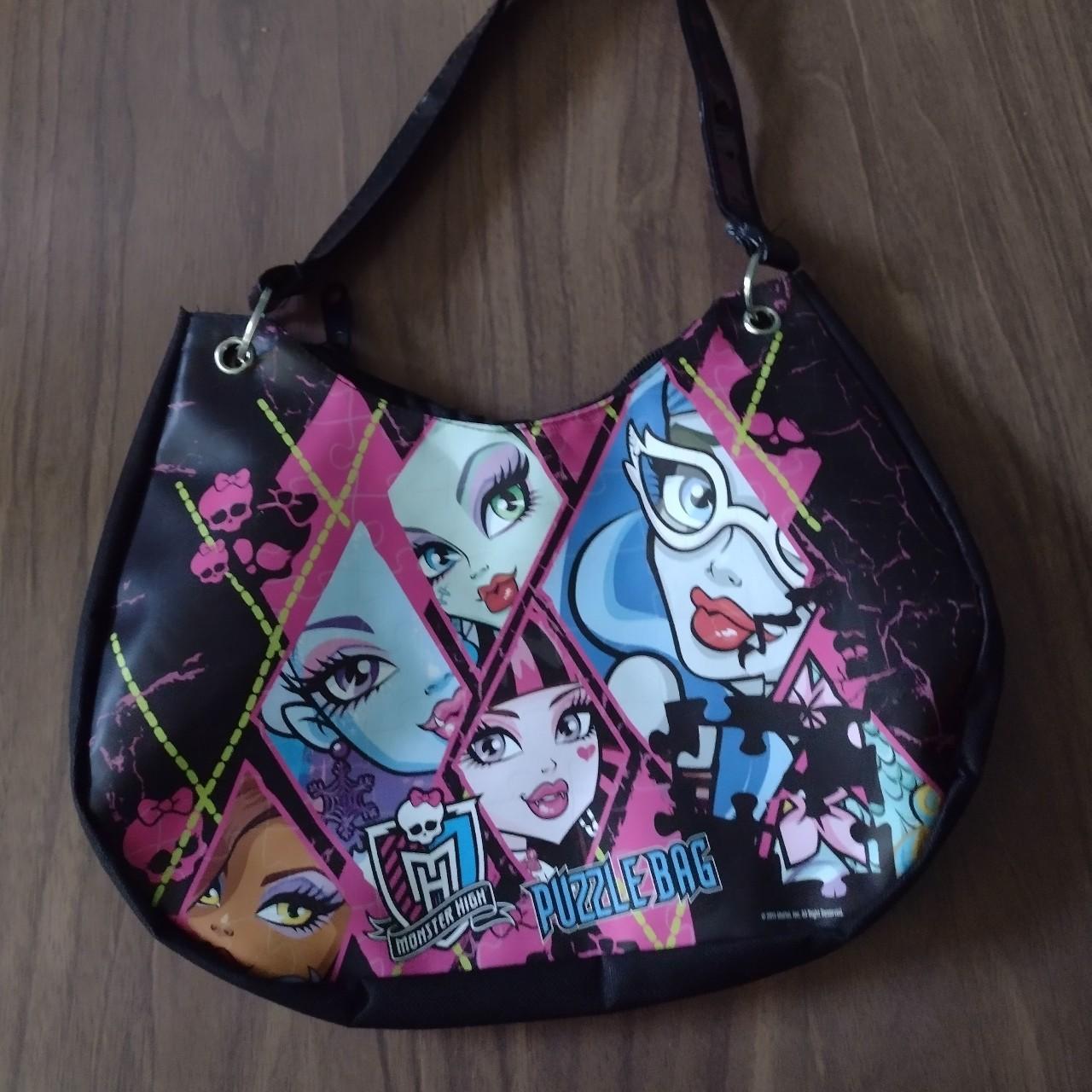 Monster High puzzle bag purse Shipping included in... - Depop