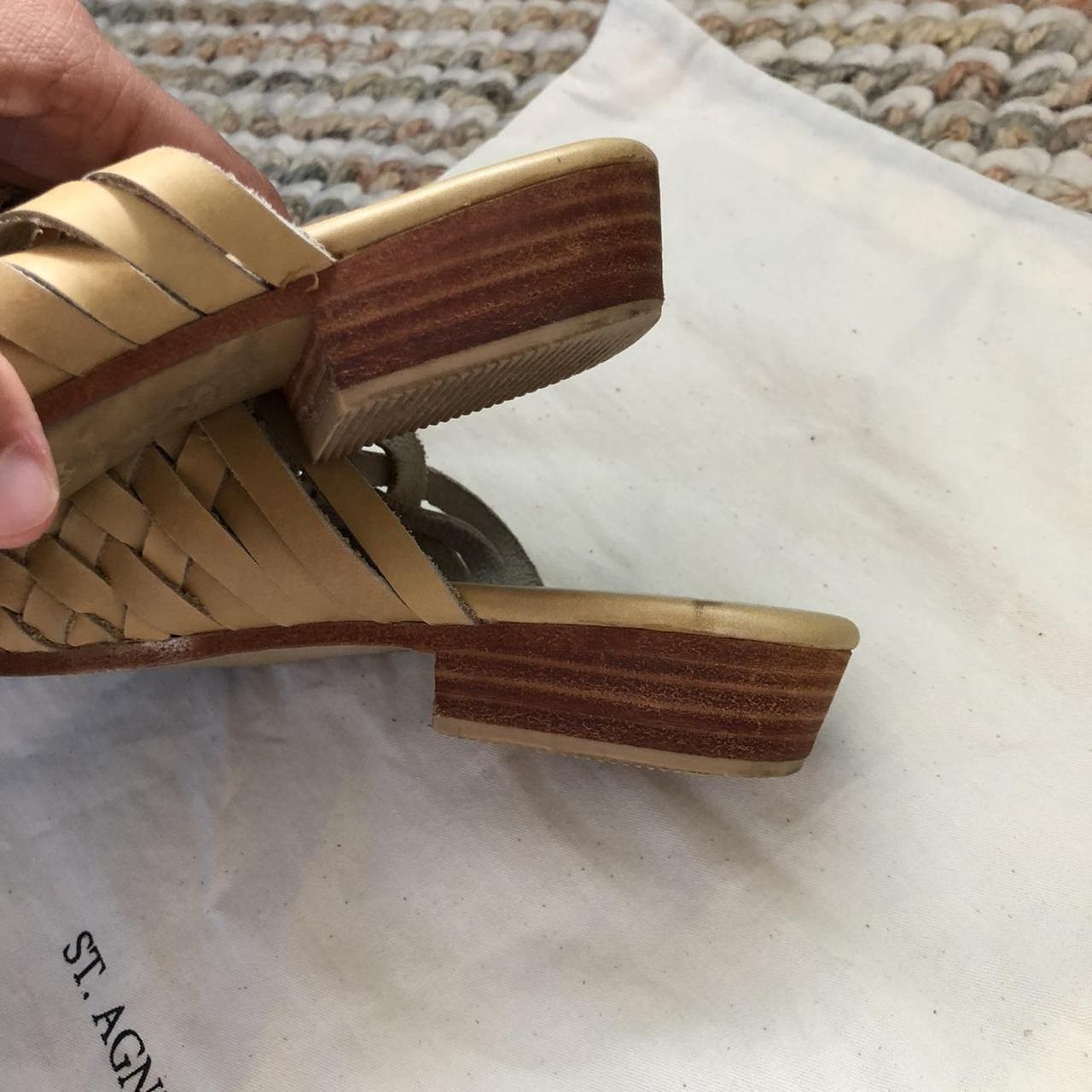 Women's Tan and Brown Slides | Depop