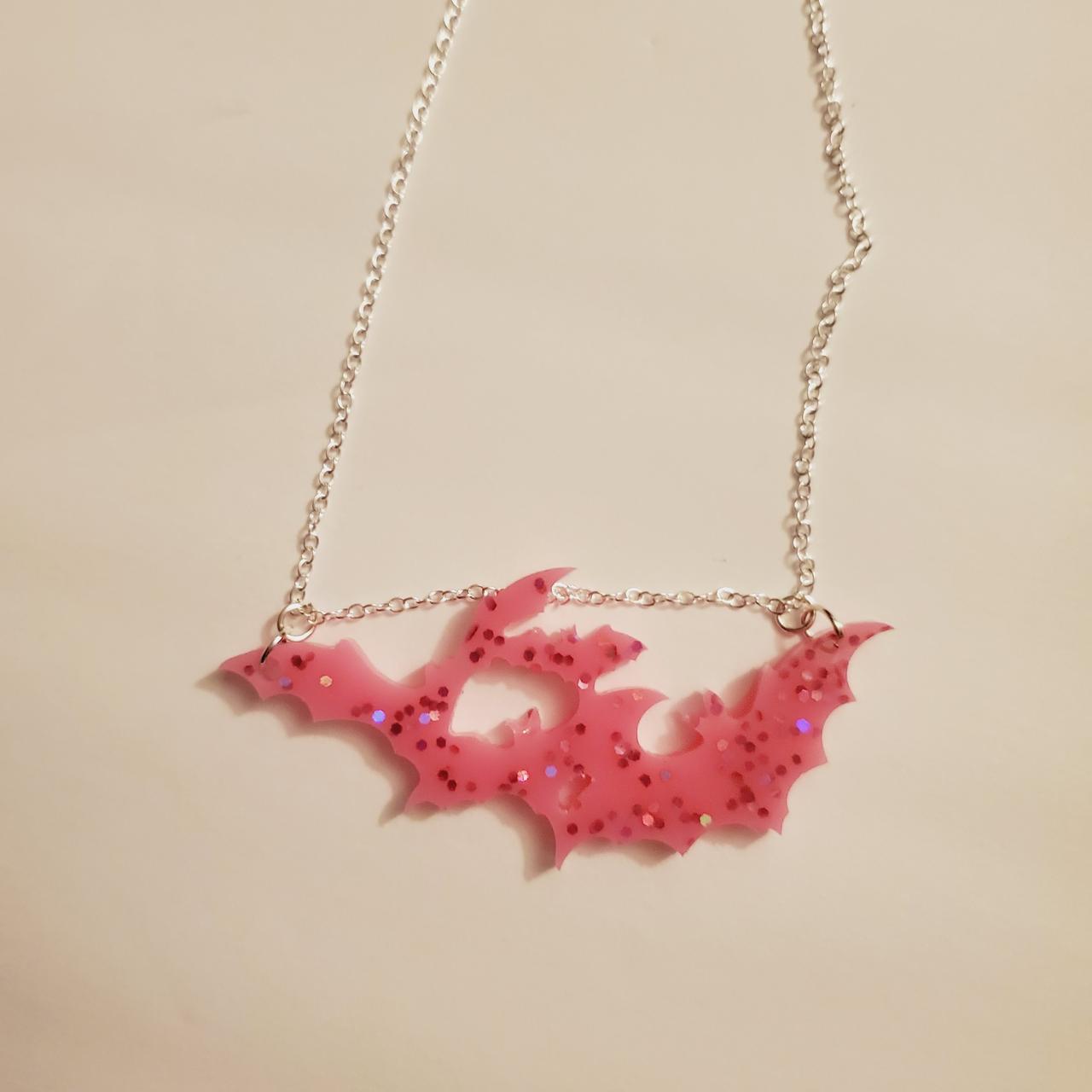 Bat necklace, sterling silver🦇 Bundle to... - Depop