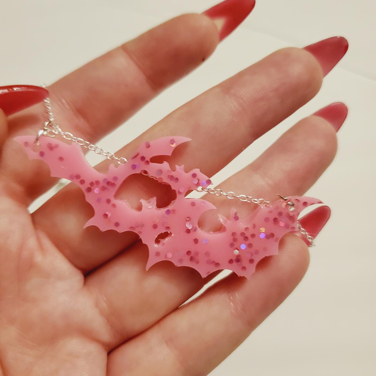 Bat necklace, sterling silver🦇 Bundle to... - Depop