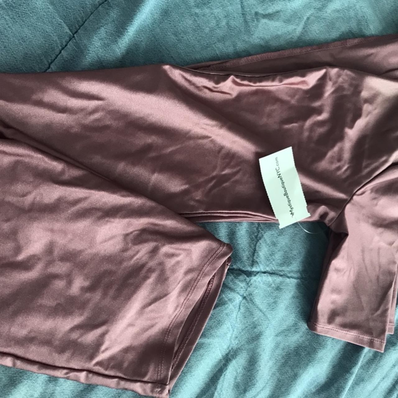 💞Mystique Boutique NYC Rose Gold BodySuit/Romper... - Depop