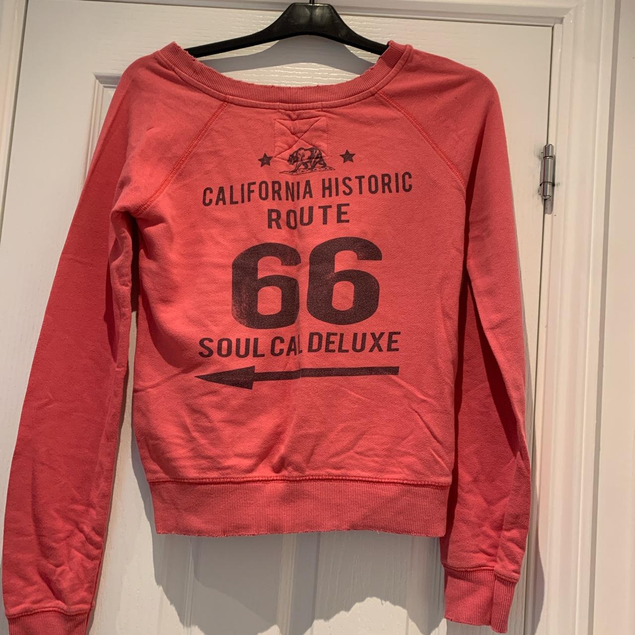 Soul cal deluxe pink sweatshirt Ladies size 12 -... - Depop