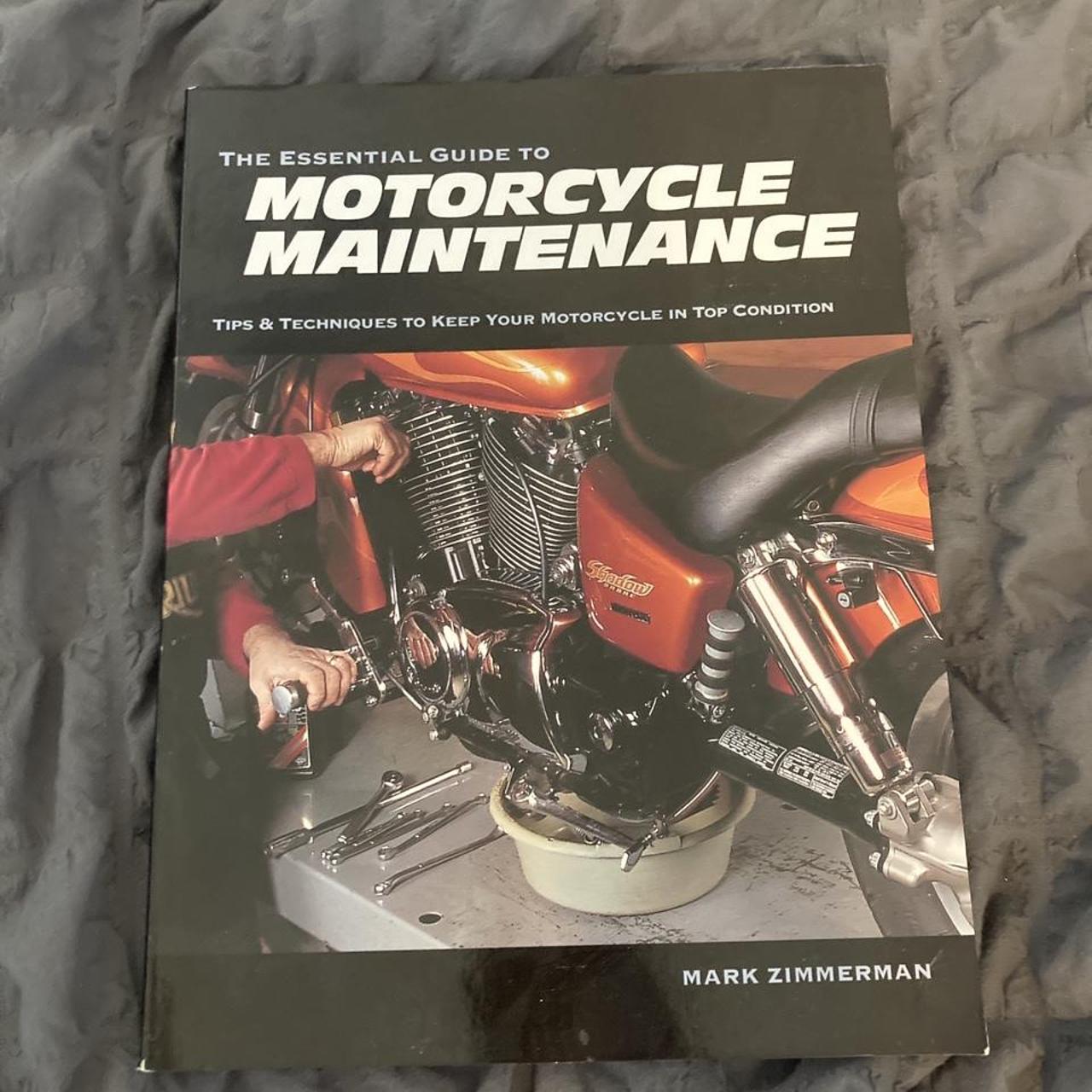 Motorcycle Maintenance book by Mark Zimmerman. - Depop