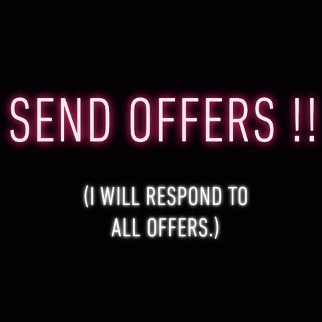 Send me your offers! I will either accept or decline... - Depop